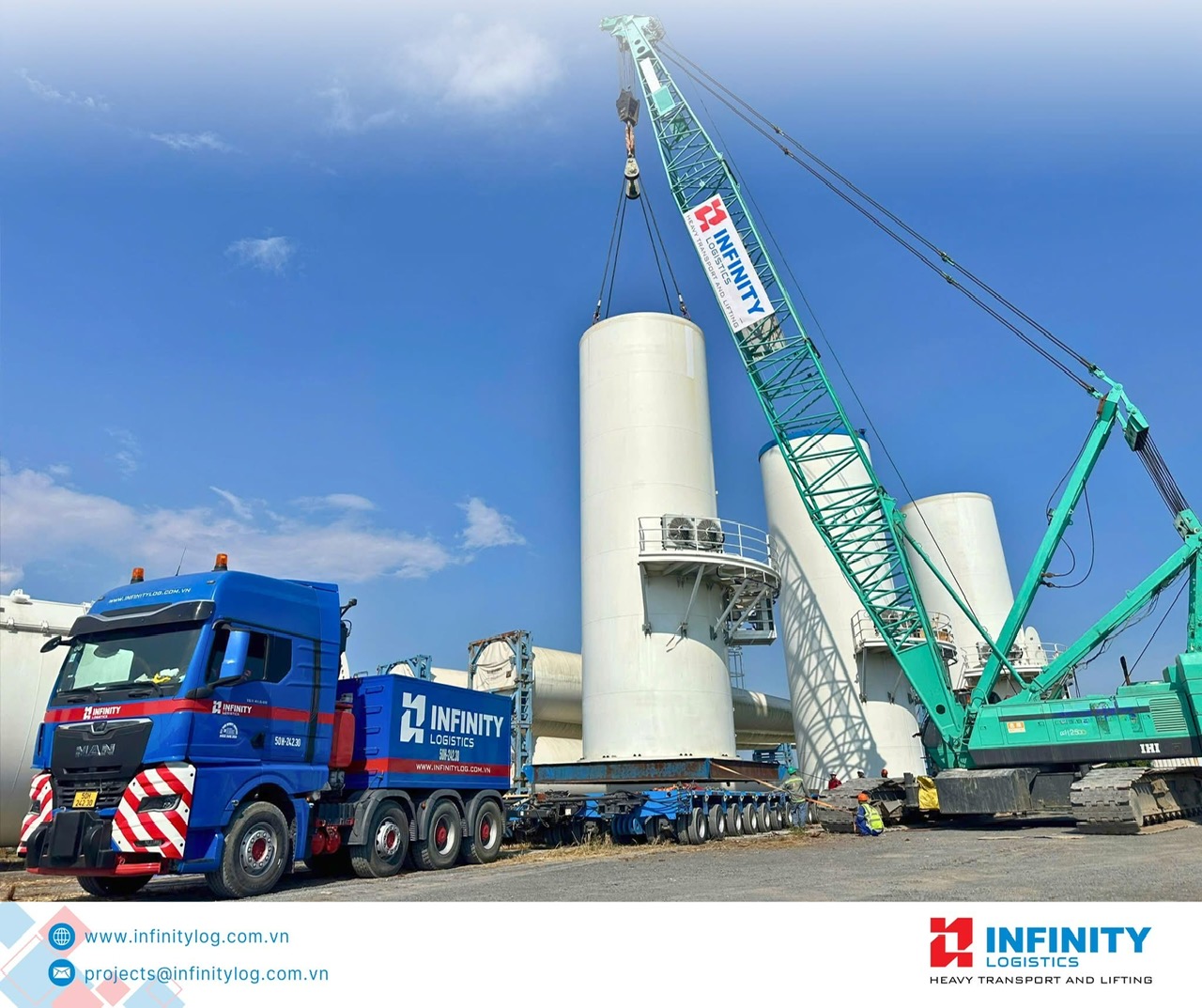Infinity Logistics cùng công tác tái khởi động lắp đặt Nhà Máy Điện Gió ...